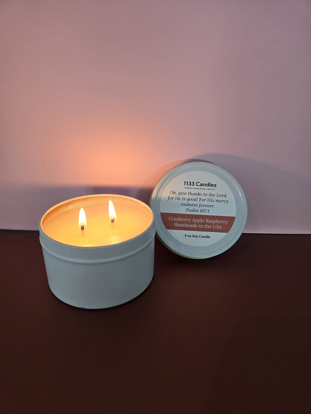 8oz Soy Wax Candles & Wick Trimmer – 1133 Candles
