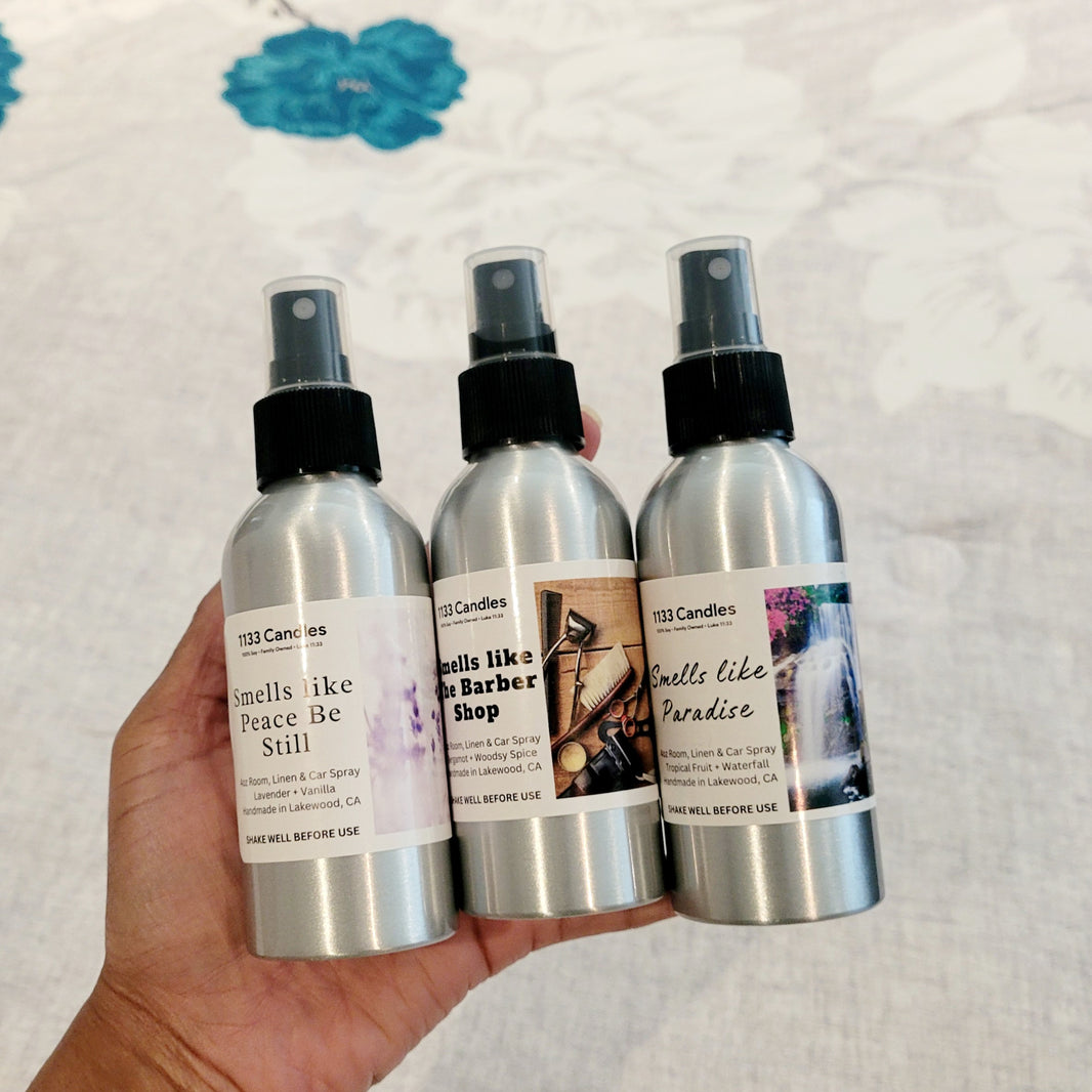 4oz Mini Candles and Room Sprays – 1133 Candles